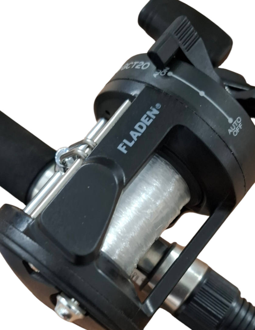 25lb class boat rod with multiplier combo