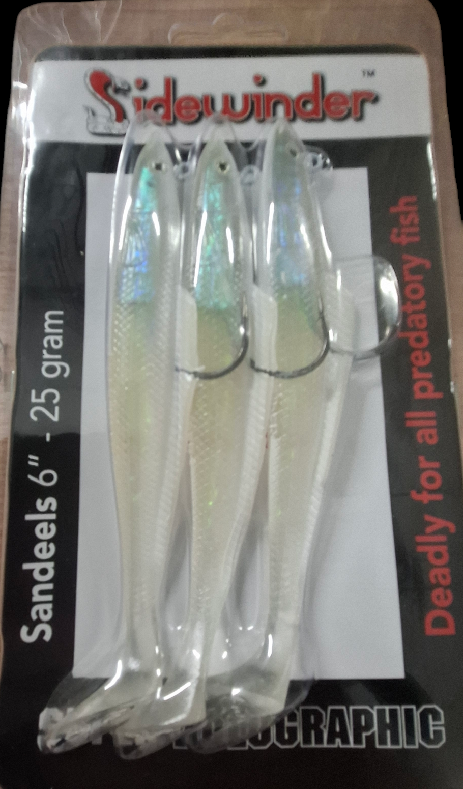 Sidewinder Eels, Sidewinder lures, Sidewinder Plymouth