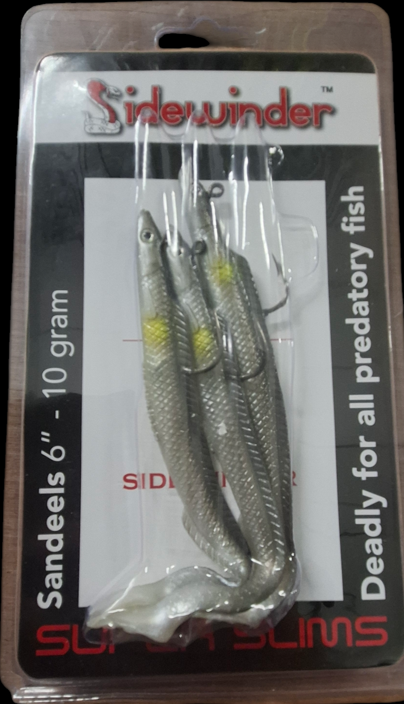 Sidewinder Eels, Sidewinder lures, Sidewinder Plymouth