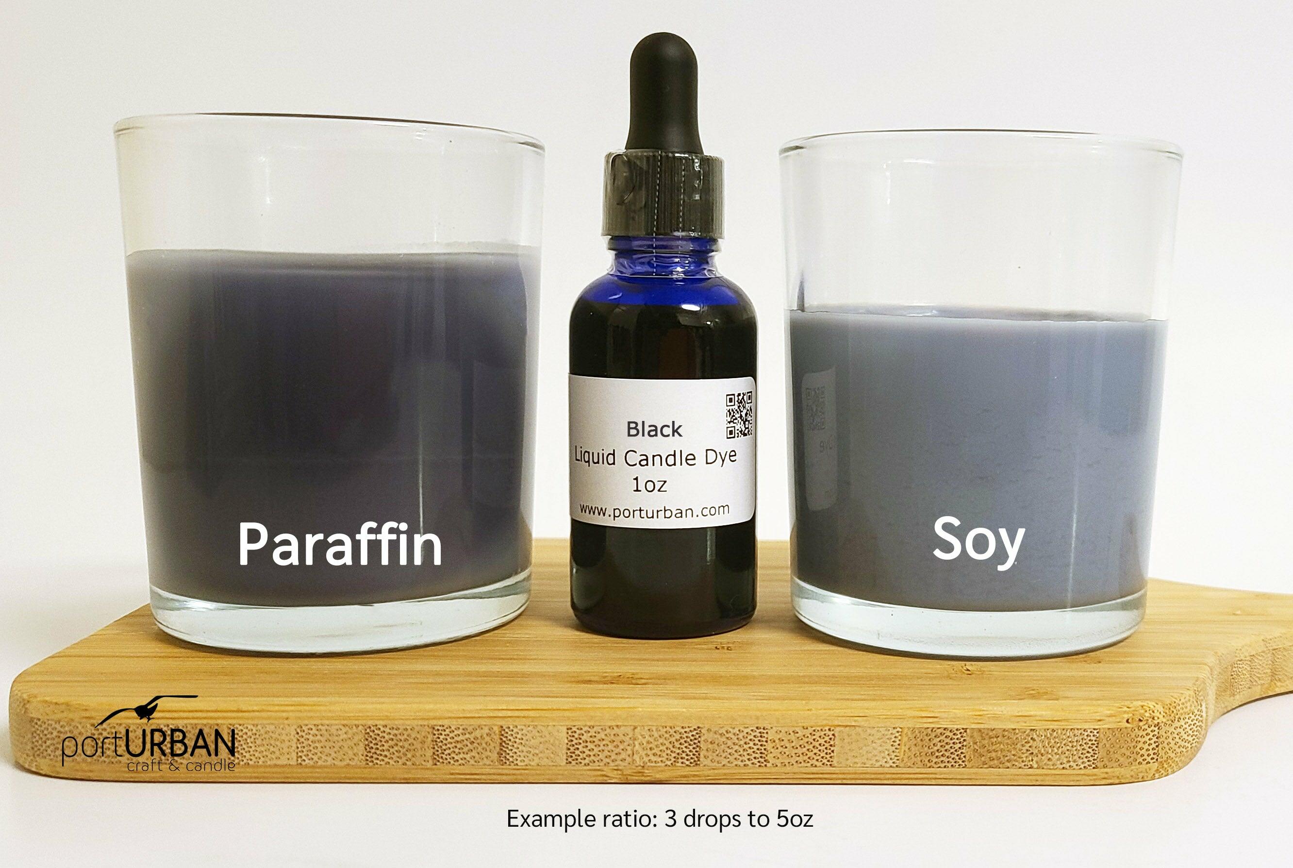 Black - Liquid Candle Dye 1 oz with dropper