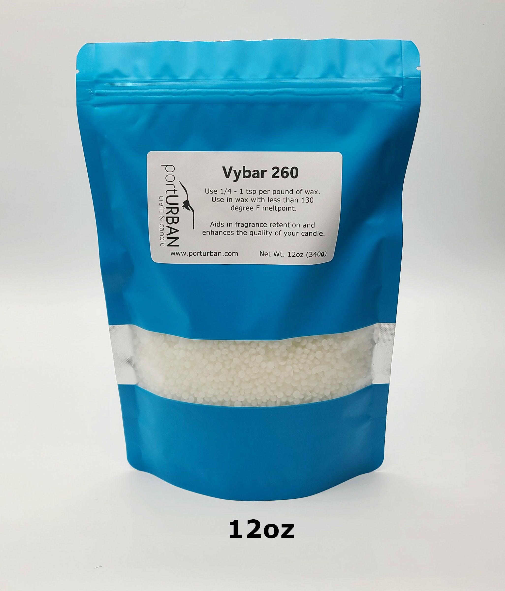 Vybar 260 - 4oz or 12oz - Additive for container candles to aid in ...