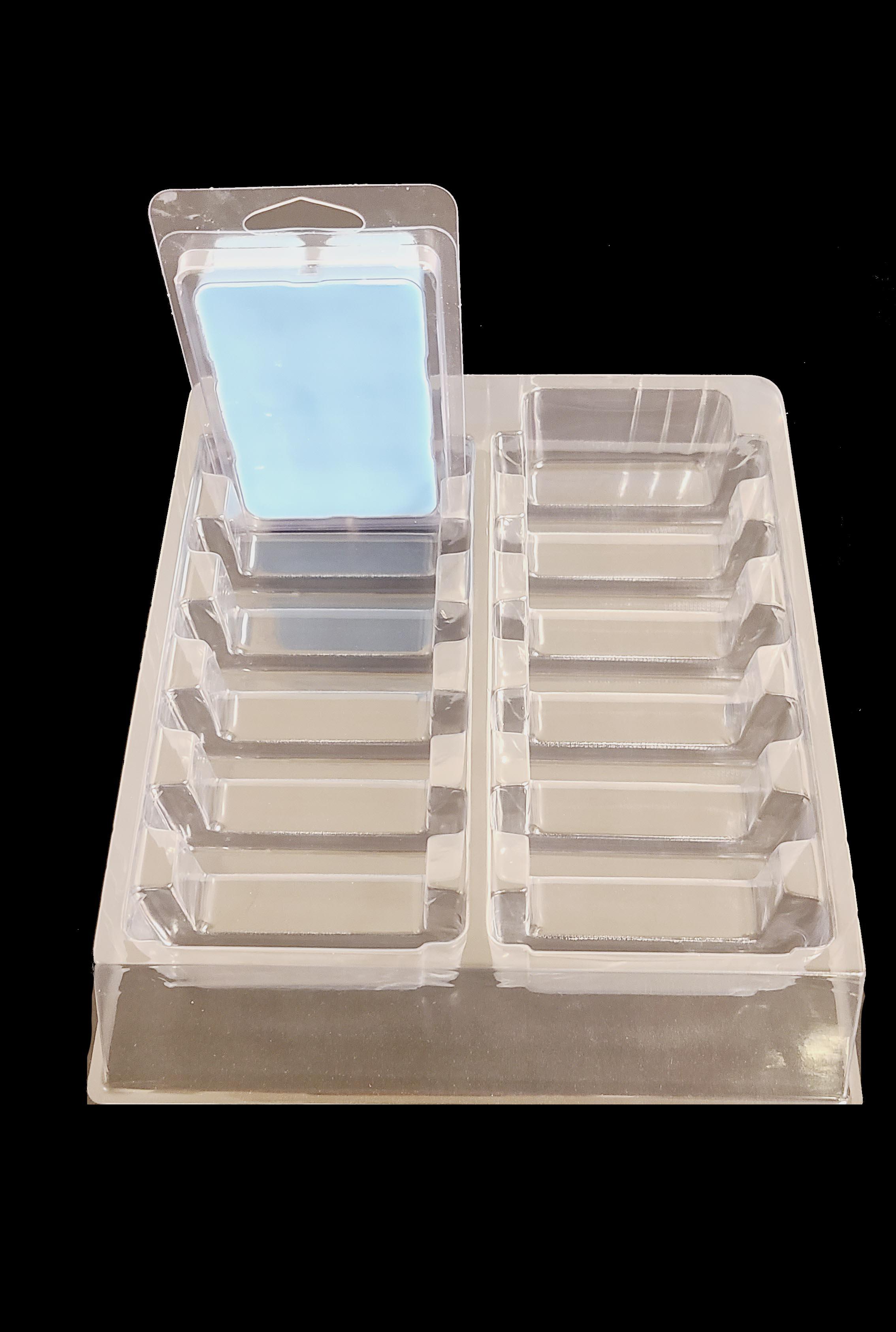 12-Cavity Wax Clamshell Display Tray for 2.5oz Clamshells