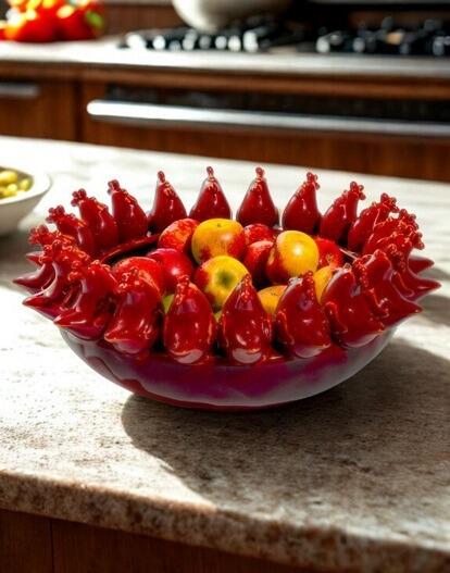 Red Rooster Fruit Bowl