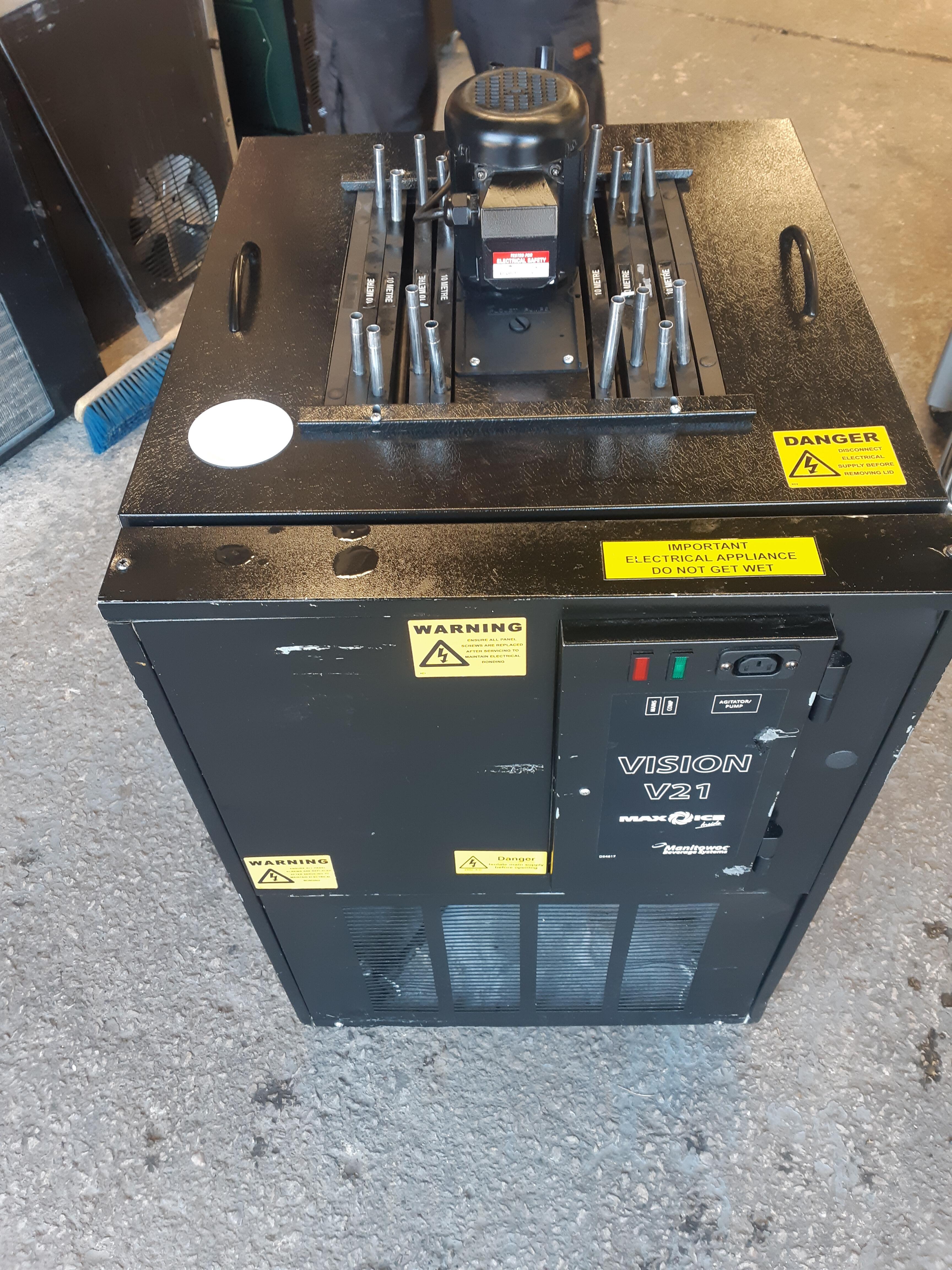 Remote beer coolers and base units