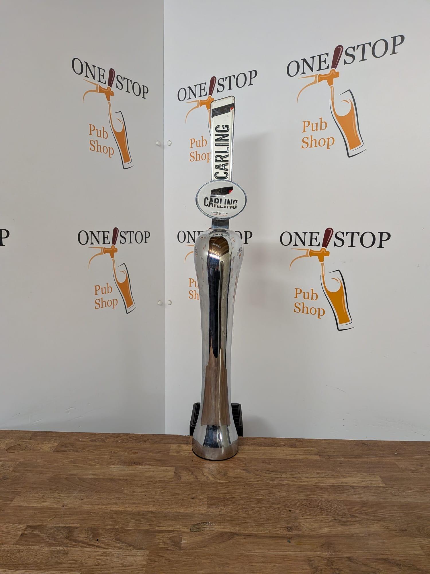 CARLING LAGER BEER PUMP COUNTER MOUNT PUB BEER DISPENSE FONT