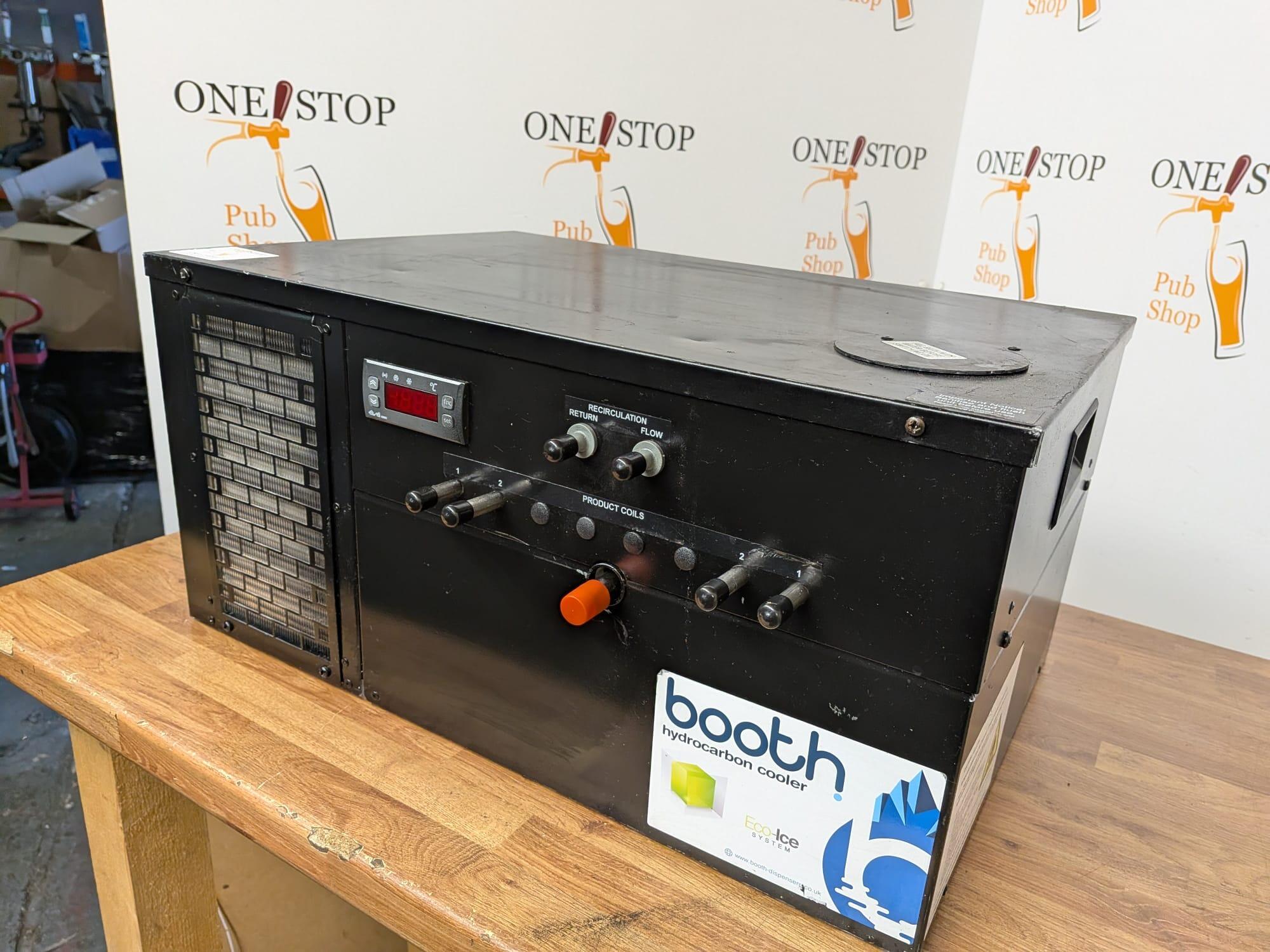 BOOTH BRANDLES 2 LINE UNDER COUNTER BEER COOLER SHELF / FLASH COOLER