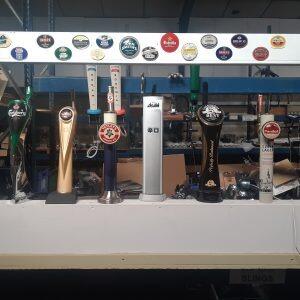 Beer pumps / dispense fonts ..BRANDED countermount beer pumps