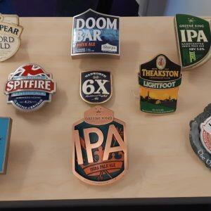 Real Ale Beer Pump Badge Clips