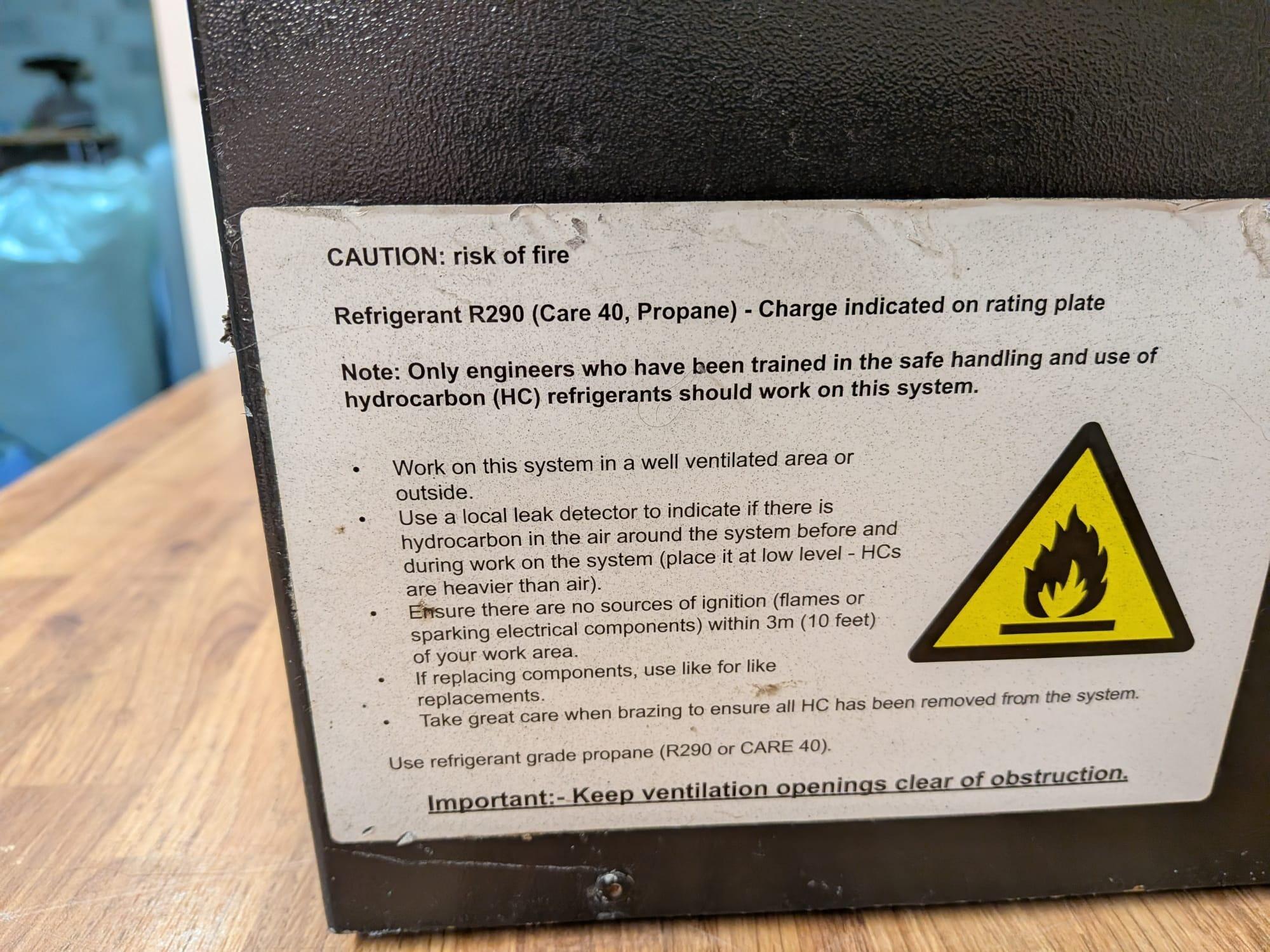 BOOTH BRANDLES 3 LINE BEER COOLER UNDER COUNTER SHEL /FLASH COOLER