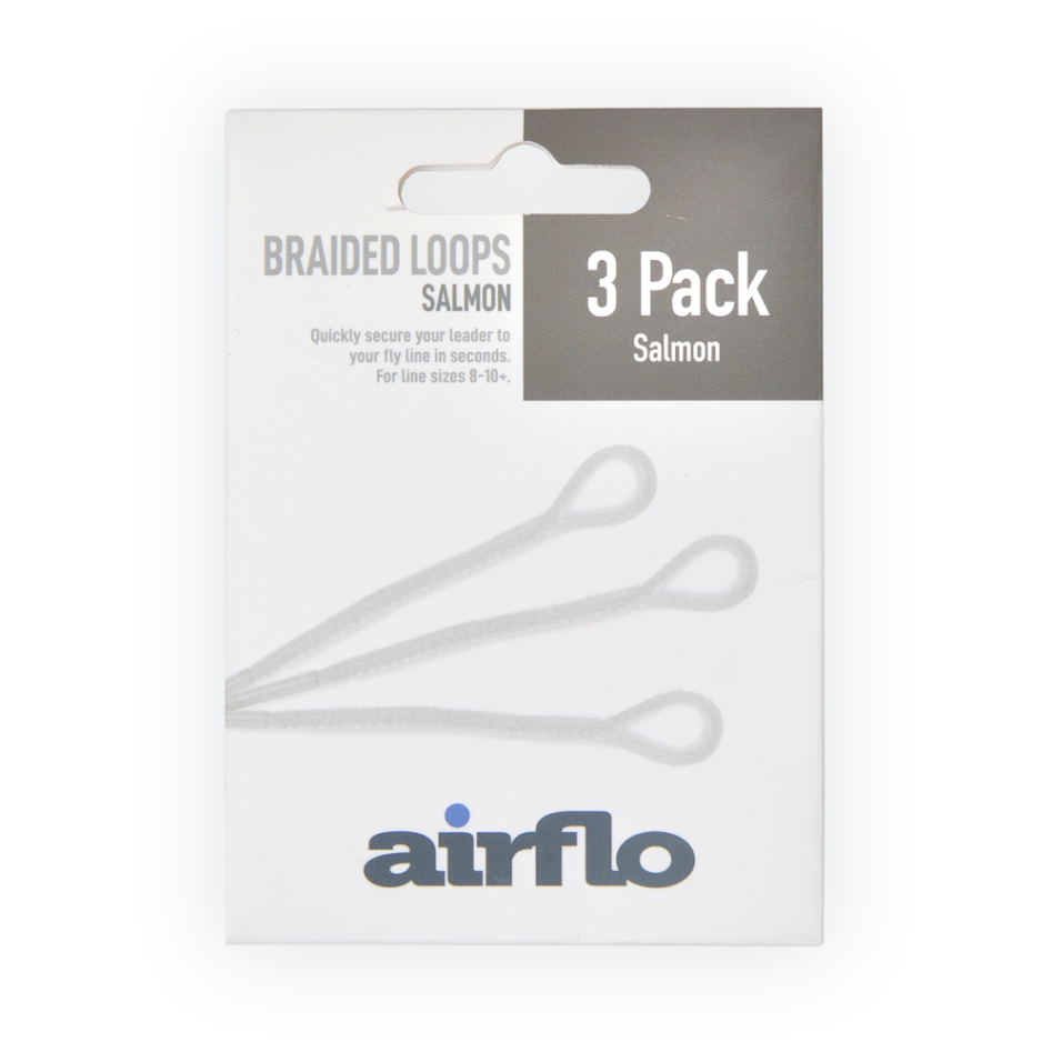 Wells Fly Fishing | AIRFLO Salmon Ultra Braided Leader Loops | Pack of ...