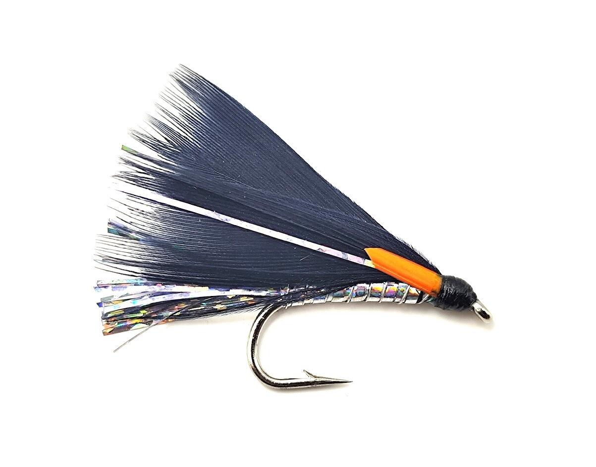Skinny Stealth Red Cheek Cormorant Trout Flies Size 10 12 Fly Fishing ...