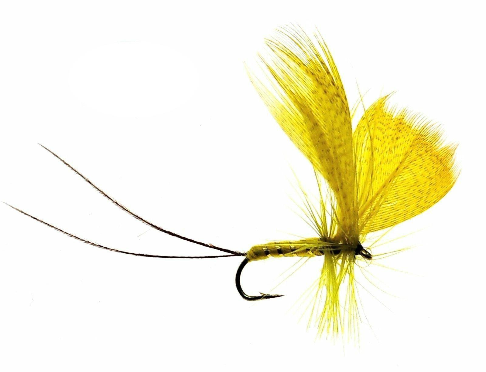 Drake Mayfly Yellow Dry Trout Fly