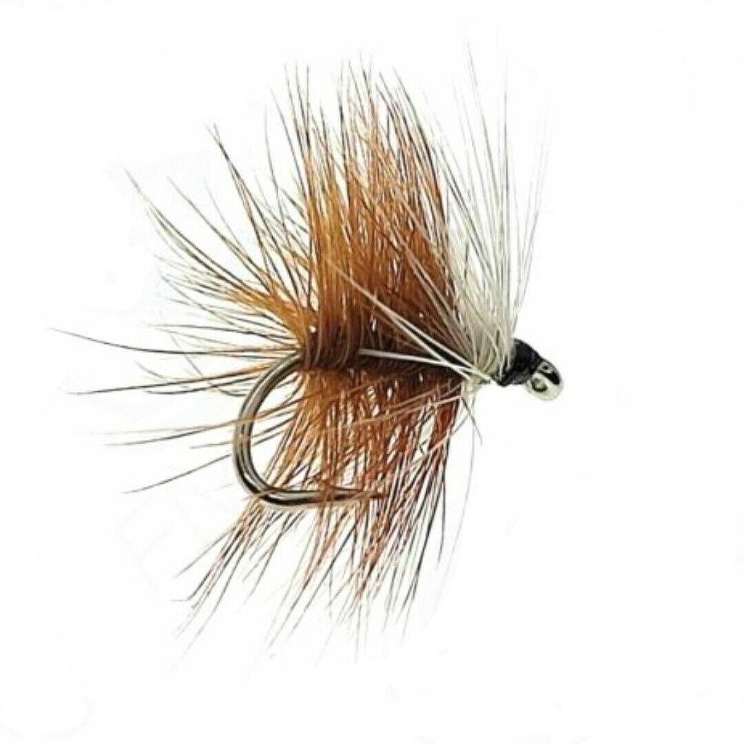 Dry Loch Ordie Trout Fly Barbed Size 10 12 14 Fly Fishing Pack of 3 Flies