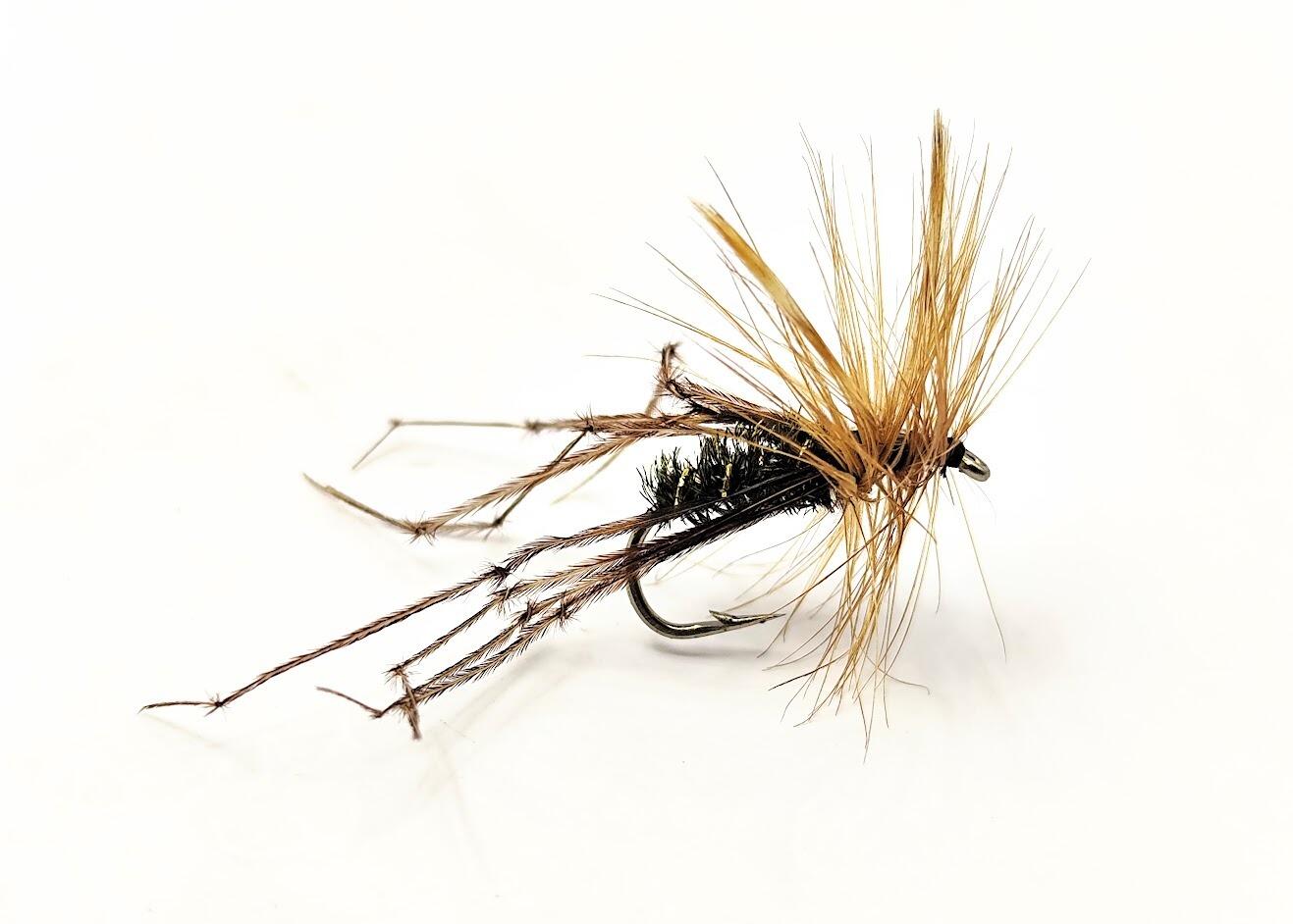 Peacock Daddy Long Legs Dry Trout Fly Robjents Size 8 10 12 Fly Fishing ...