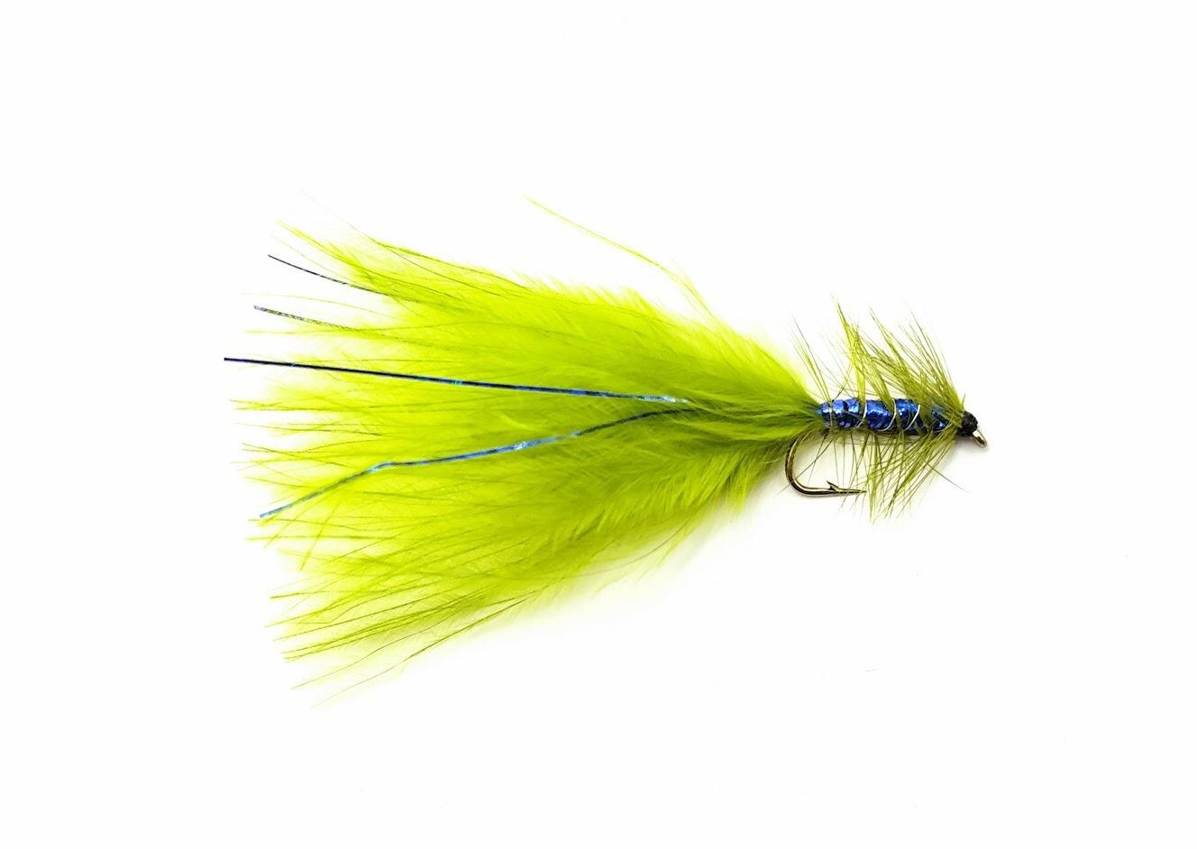 Damsel Blue Flash Olive Trout Fly
