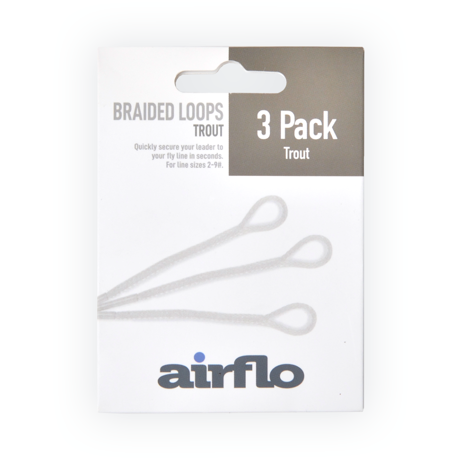 Wells Fly Fishing | AIRFLO Trout Ultra Braided Leader Loops | Pack of 3 ...