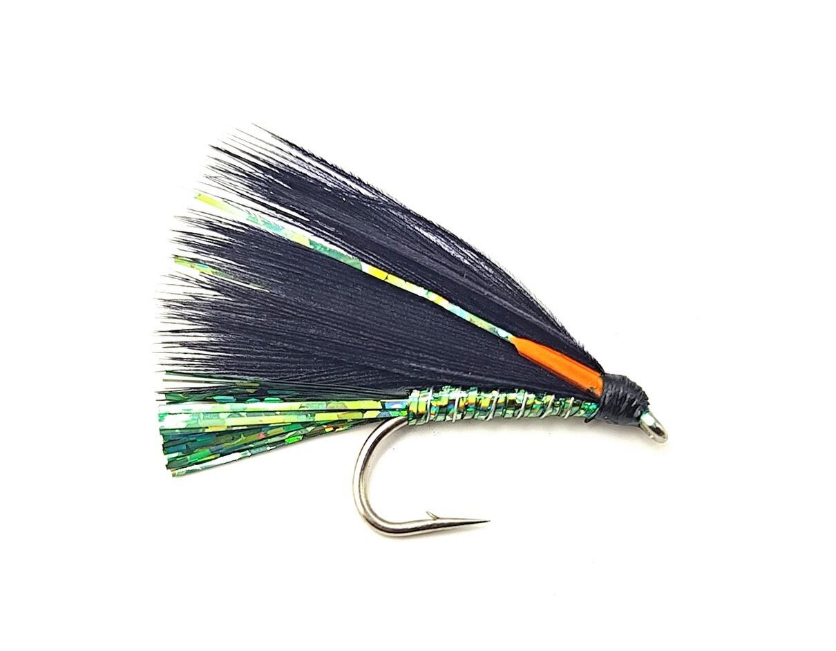 Skinny Stealth Red Cheek Cormorant Trout Flies Size 10 12 Fly Fishing ...