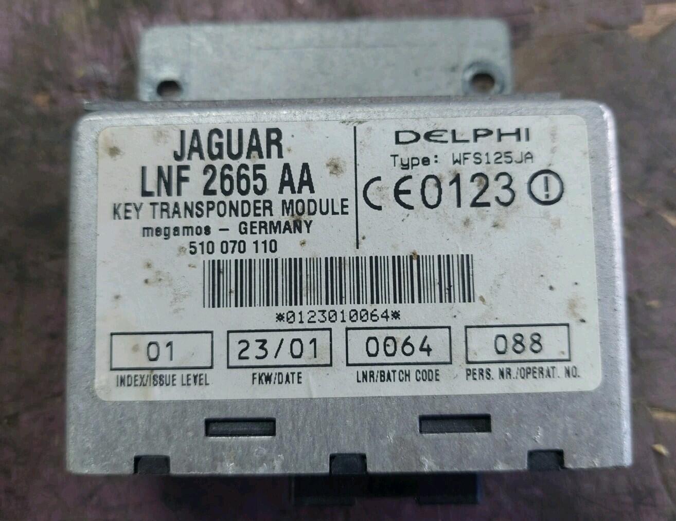 ENGINE BAY CONTROL MODULE ECU COOLING FAN Jaguar XK8 XKR XJR 1996-2006 ...