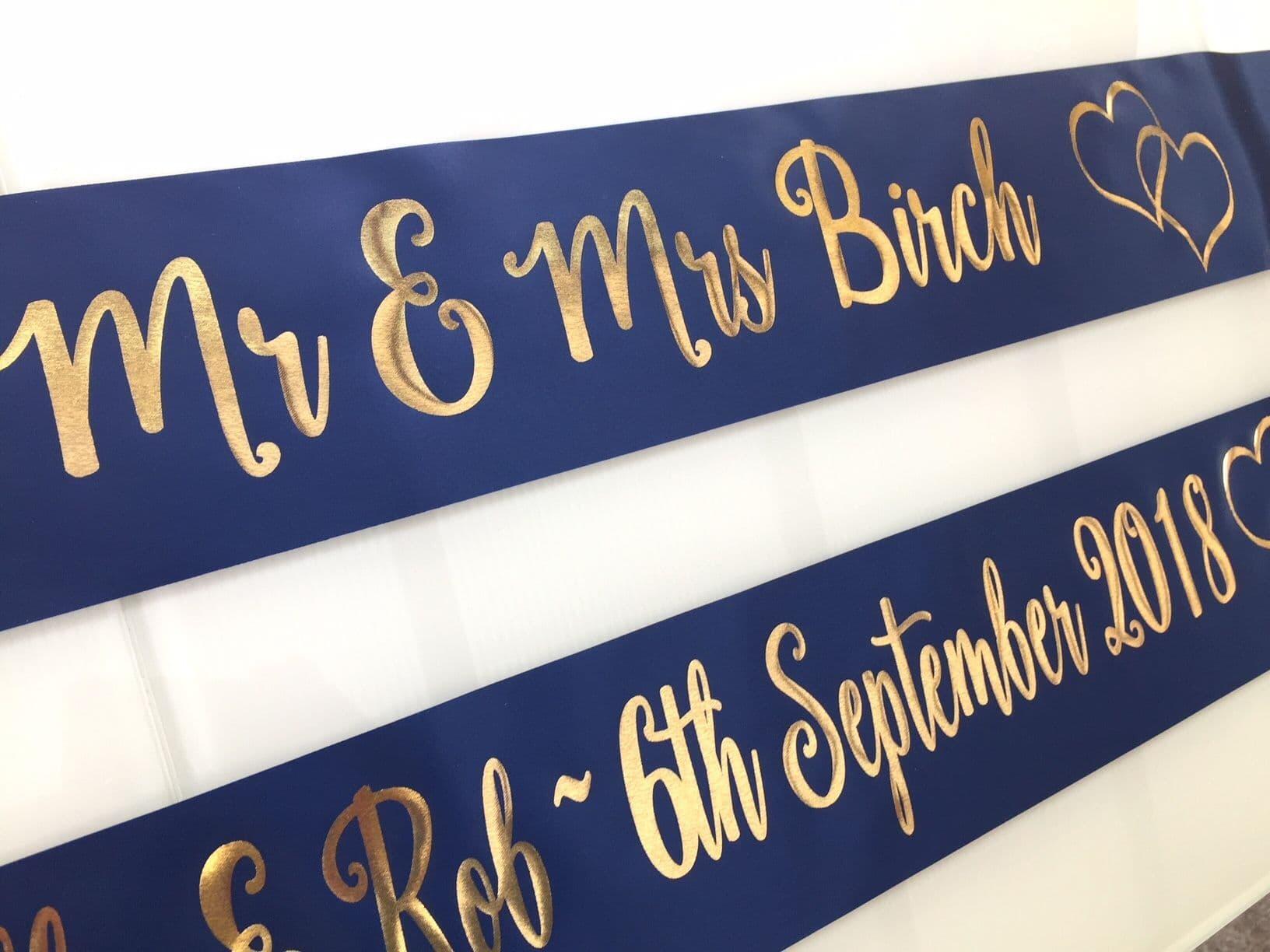 Personalised Wedding Banners