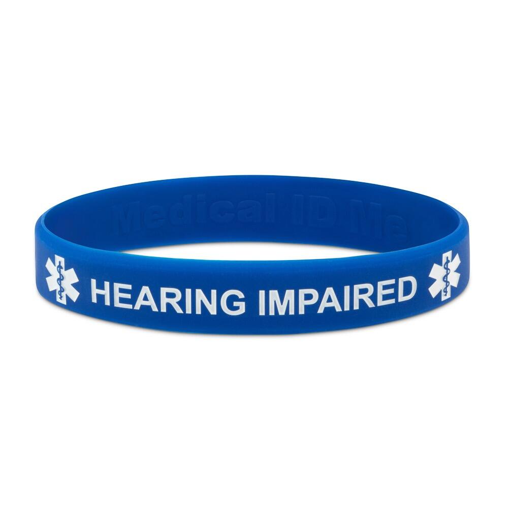 Hearing Impaired Bracelet | Medical ID Me | Free UK Delivery
