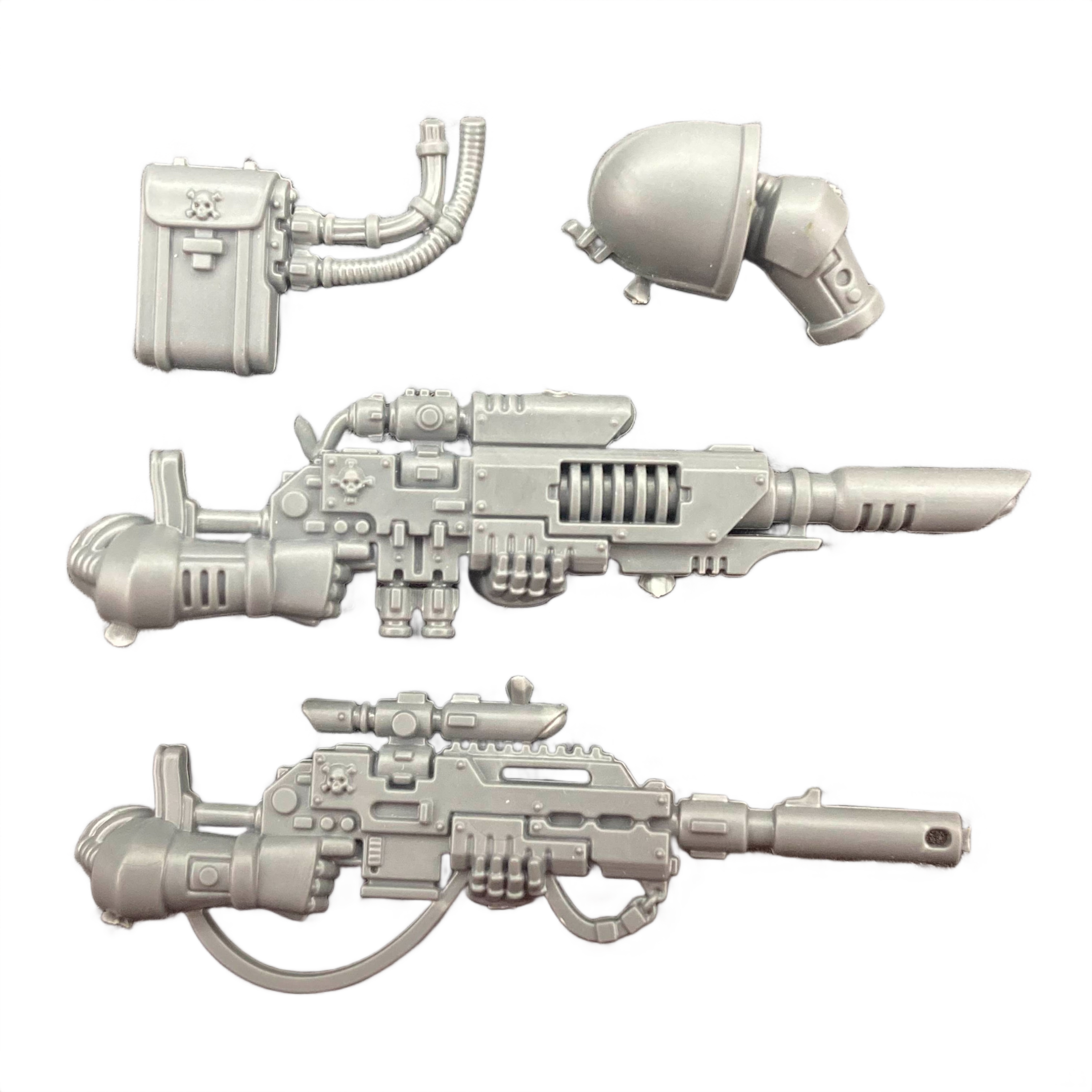 Space Marine Eliminators Model 2, Arms A (Bolt Sniper Rifle & Las Fusil)