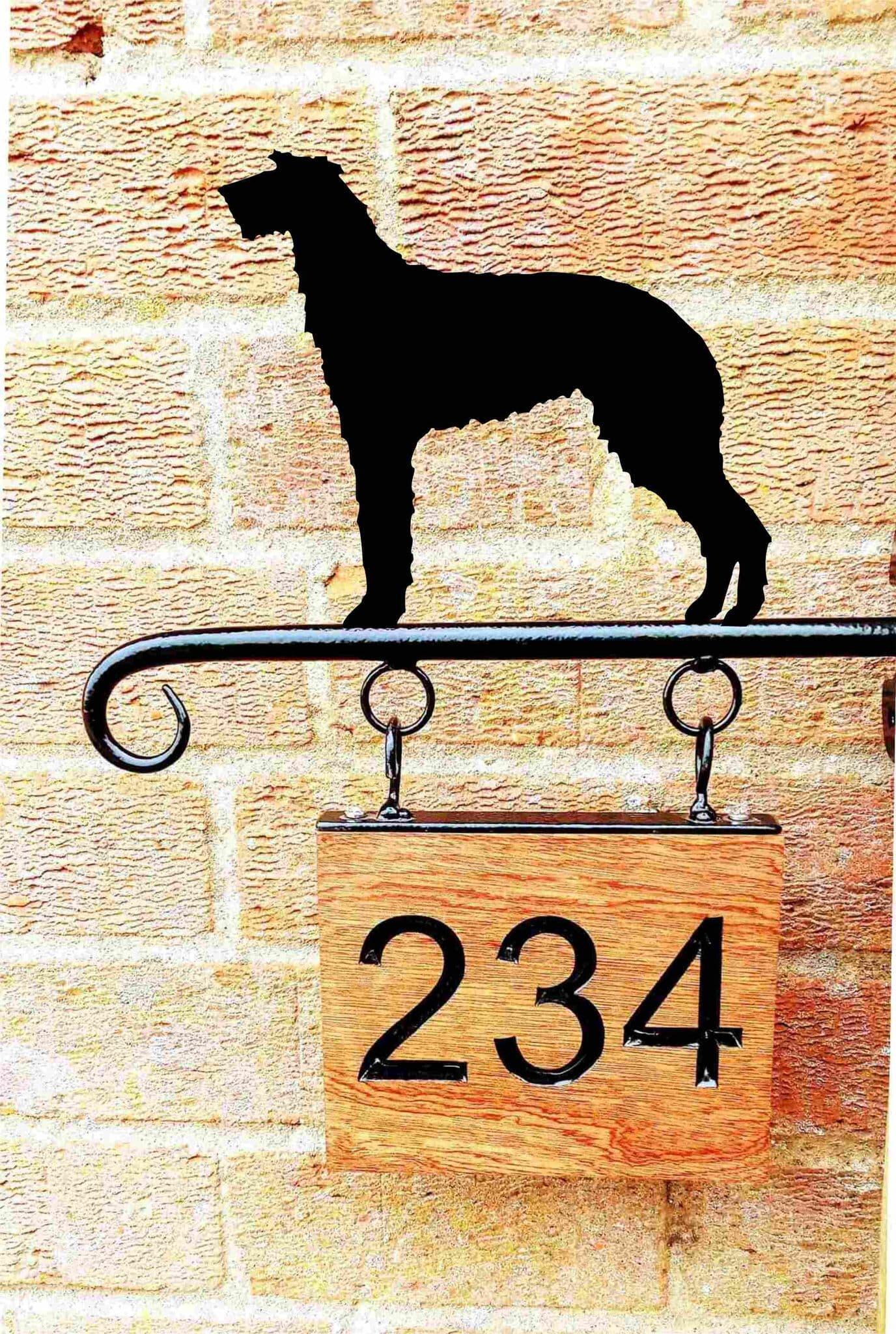 Irish Wolfhound House Number