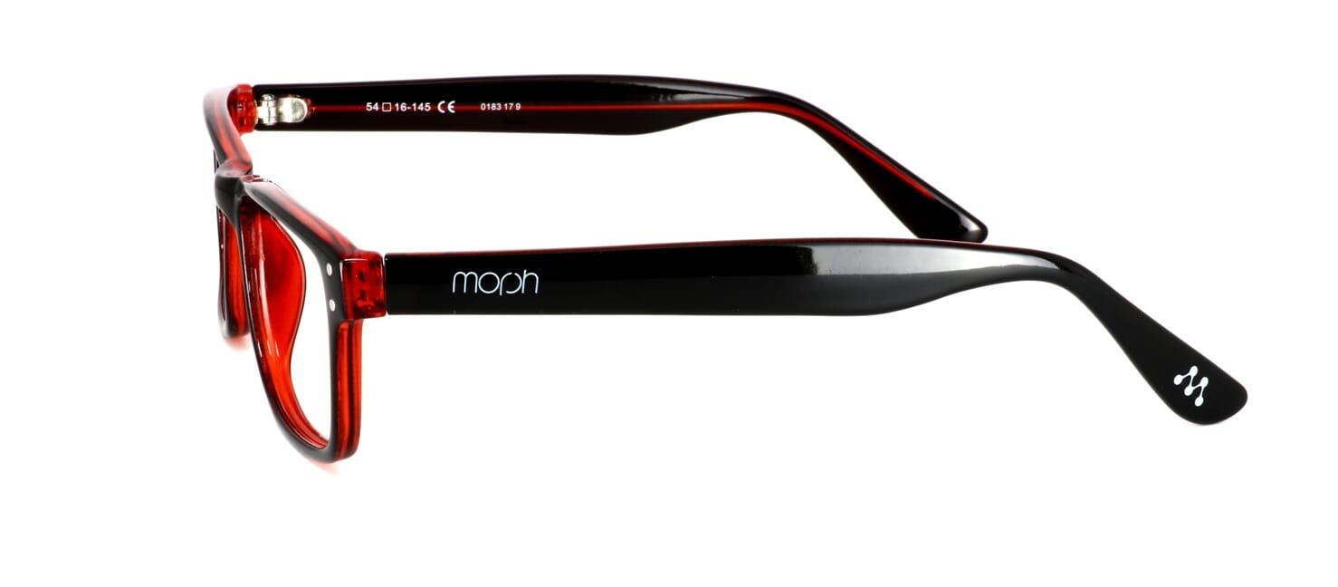 Dalby - Acetate - Black & Red Glasses Online | Glasses2You