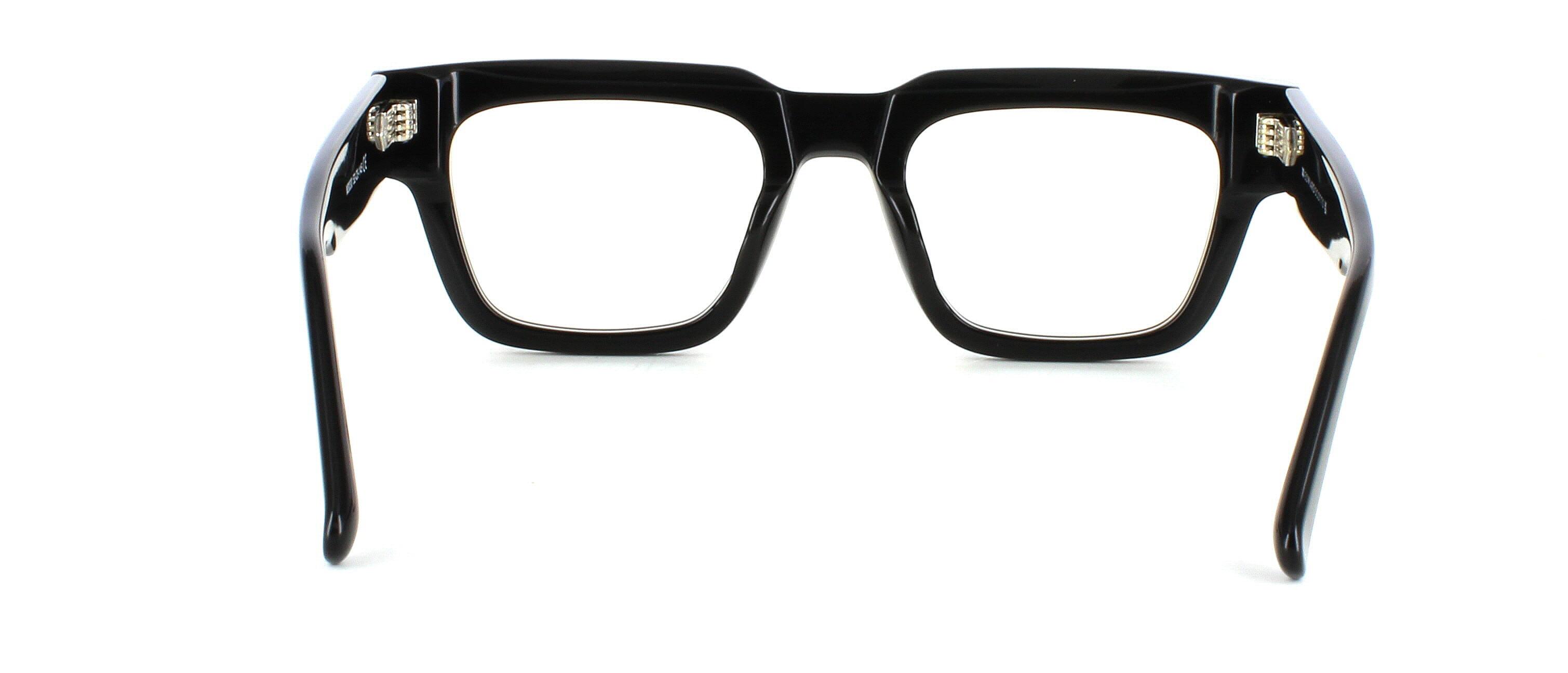 Edward Scotts Roosevelt - Black | Unisex Square Acetate Glasses ...