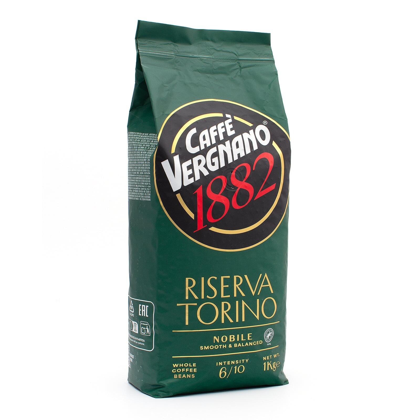 Caffè Vergnano 1882 Riserva Torino Nobile Coffee Beans 1kg (R.A.C.)