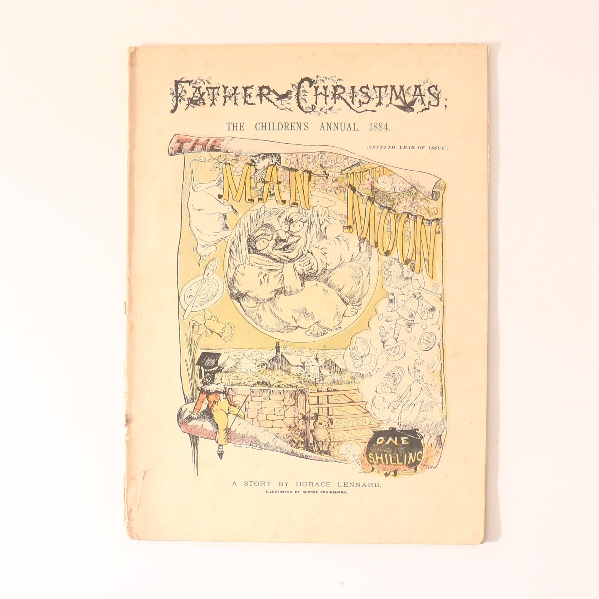 Horace Lennard - Father Christmas; The Children's Annual 1884. The Man ...