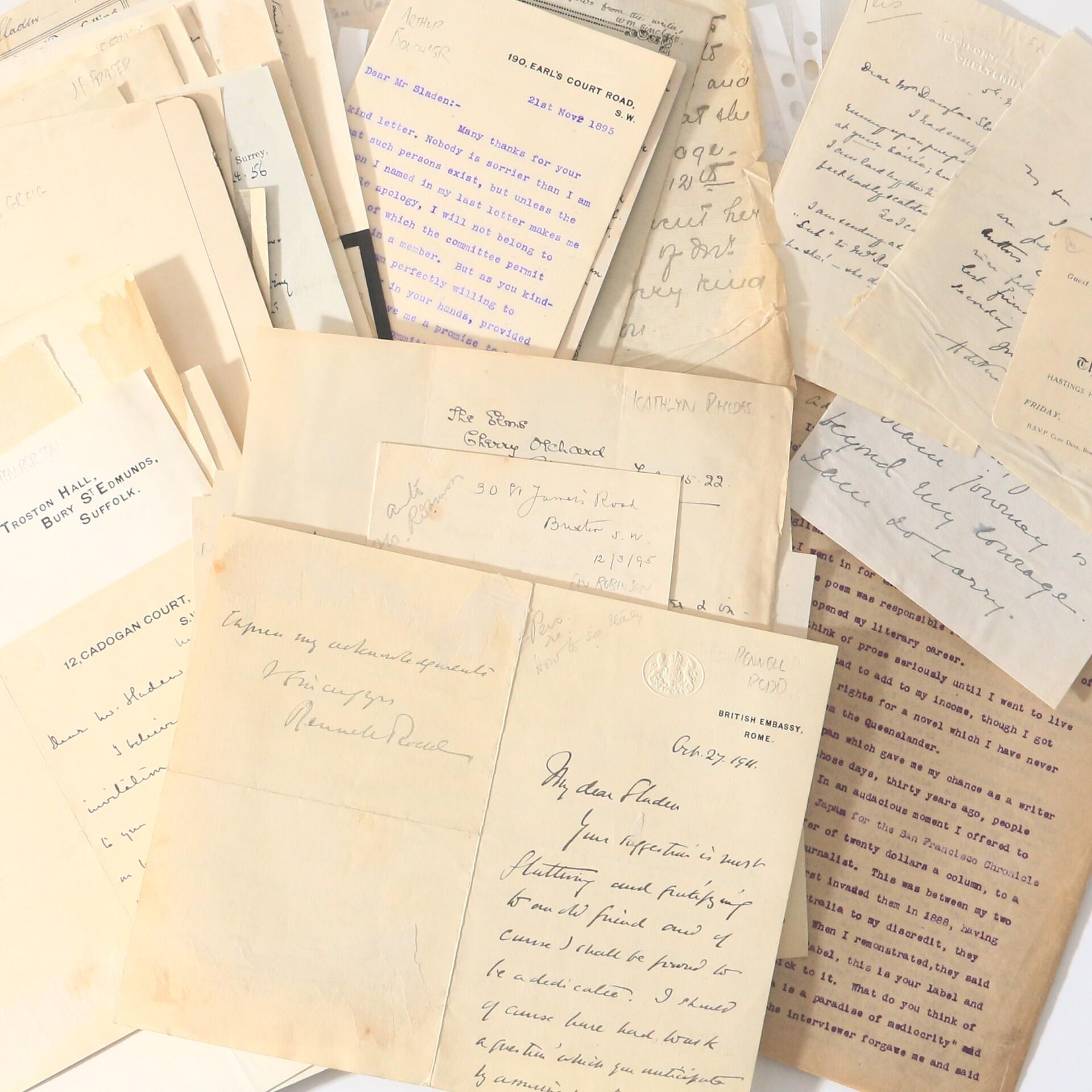 Douglas Sladen - An Archive of Letters - , 1891-1924, . [12823]