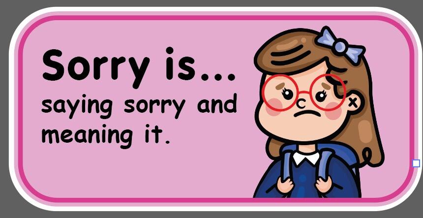 Sorry is...