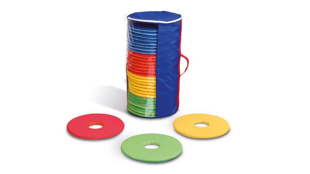 Rainbow Circular Mats Set of 32