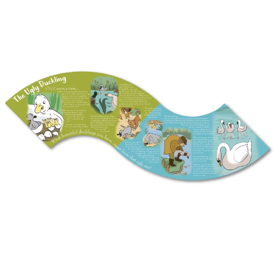 Fairytale - Wavy Book on the Wall