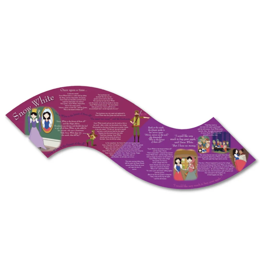 Fairytale - Wavy Book on the Wall