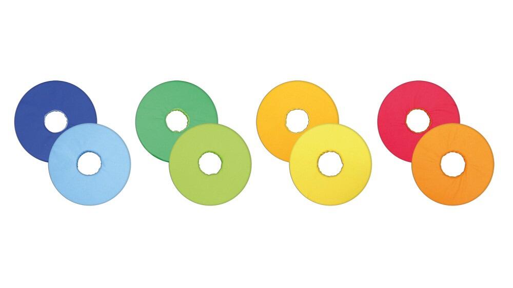 Rainbow Circular Mats Set of 32