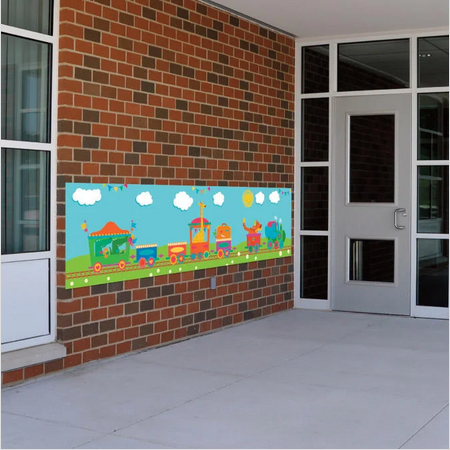 Jungle Train Outdoor Graphic