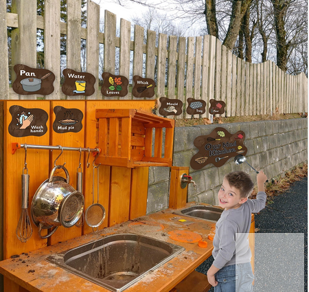 'Mud Kitchen' Activity Signs