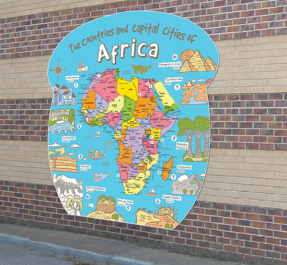 Funky Map - Africa