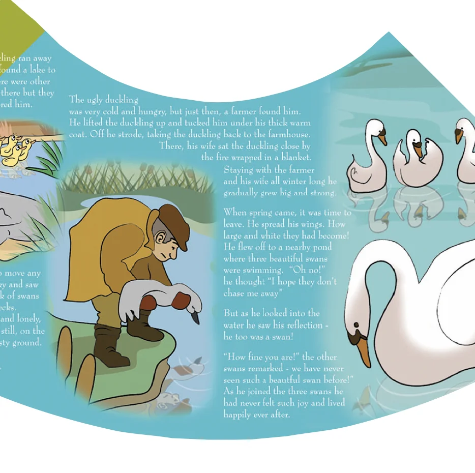 Fairytale - Wavy Book on the Wall