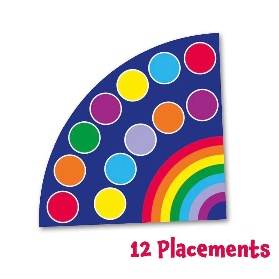 Rainbow Placement Carpet