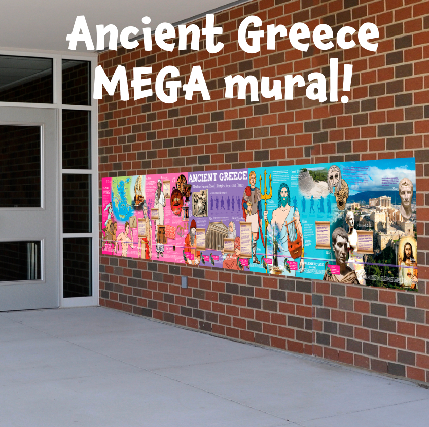 !!NEW!! Ancient Greece MEGA Mural and Timeline