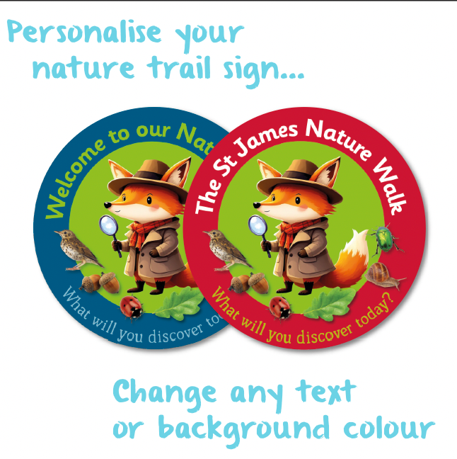 Nature Trail Welcome Sign