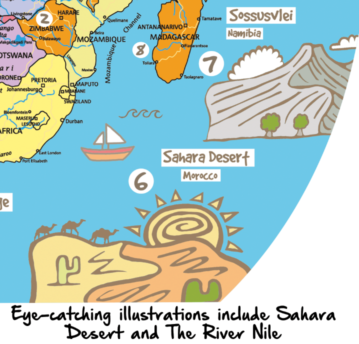 Funky Map - Africa