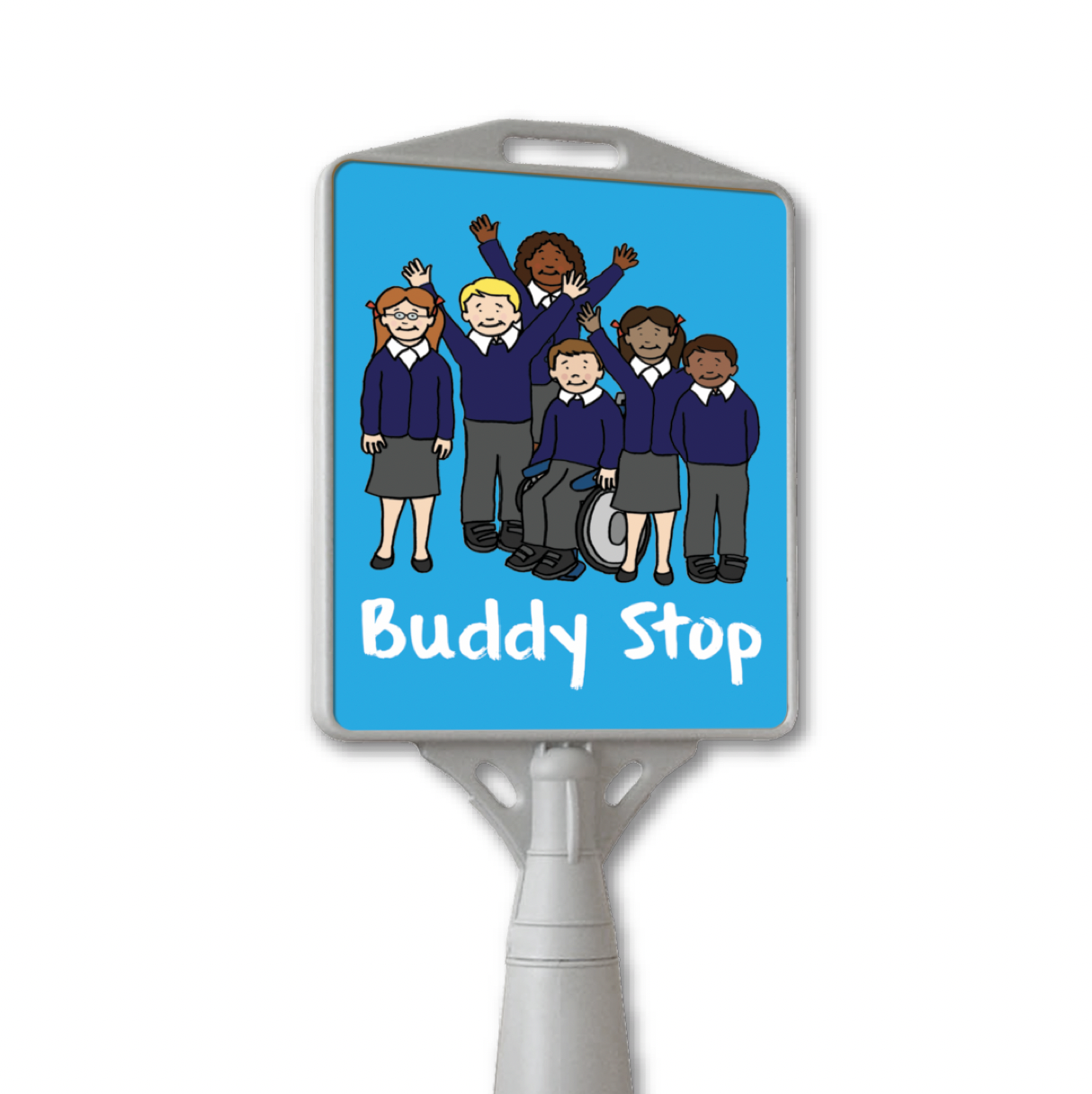 Pillar Sign - Buddy Stop