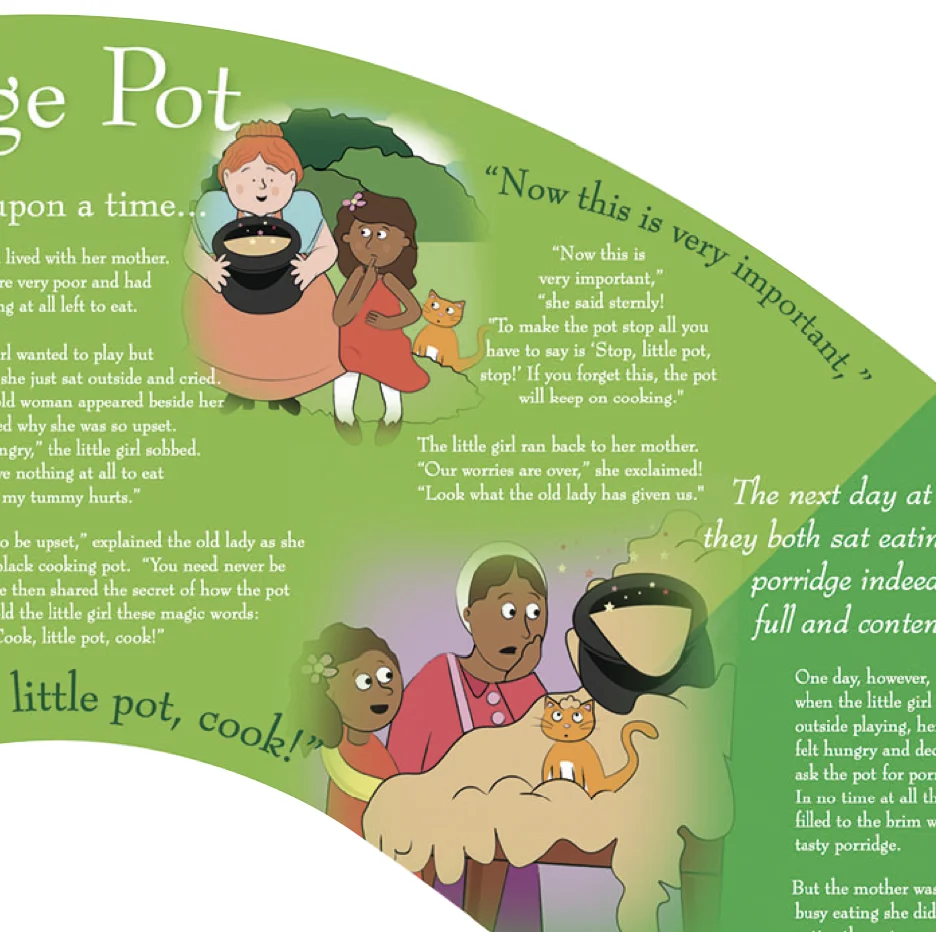 Fairytale - Wavy Book on the Wall