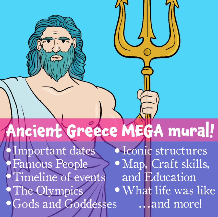 !!NEW!! Ancient Greece MEGA Mural and Timeline