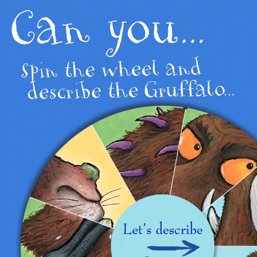 'NEW' Gruffalo Features Spin Wheel