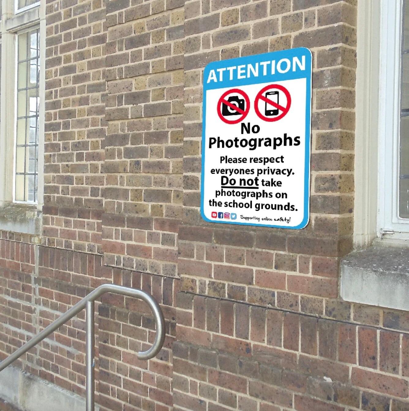 Site Sign - No Photographs