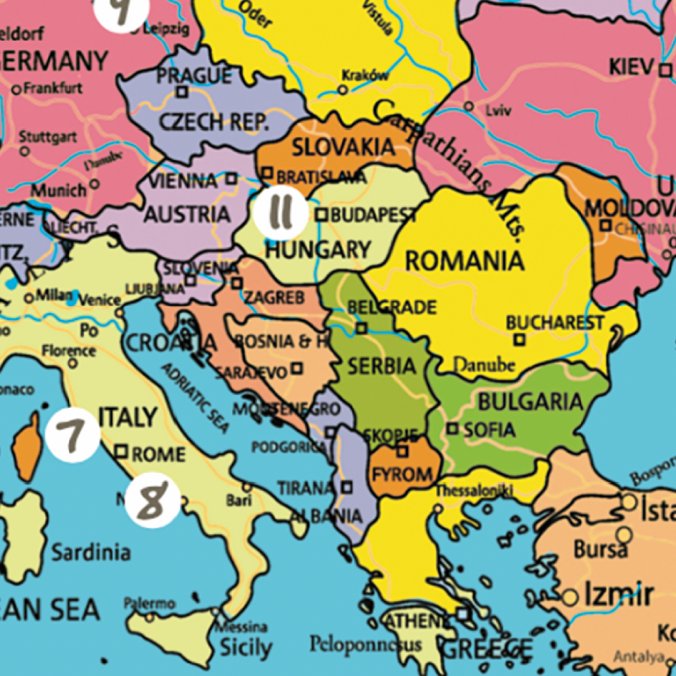 Funky Map - Europe Fun